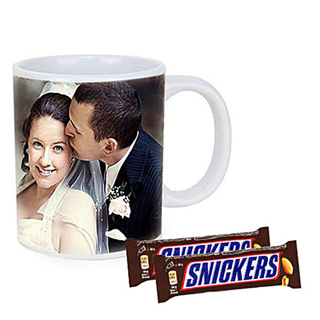 Snickers With Personalised Mug Combo australia | Gift Snickers With ...