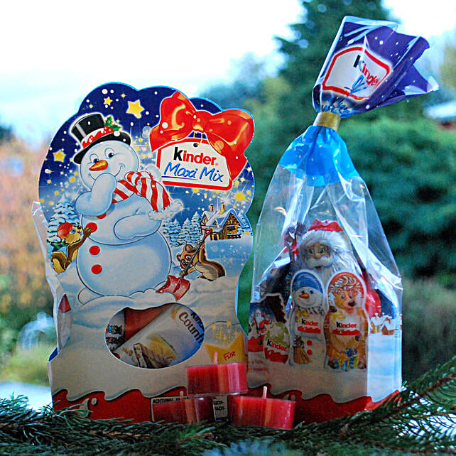 Kinder Mix And Candle Combo germany | Gift Kinder Mix And Candle Combo- FNP