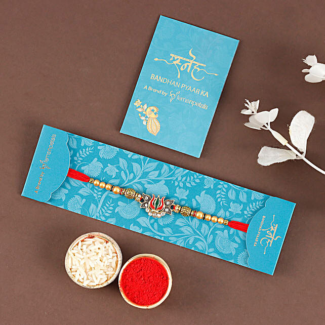 Buy/Send Sneh Shiva Trishul Power Rakhi Online- FNP