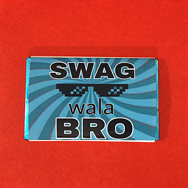 Buy/Send Swag Wala Bro Chocolate Bar Online- FNP